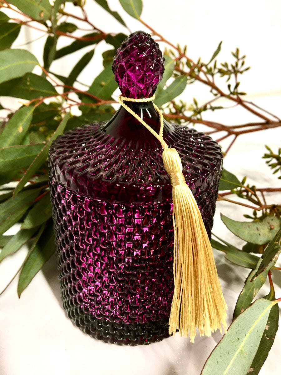 A Little Luxe | Metallic Purple | Musk Sticks – Diamonds & Dust Candle ...